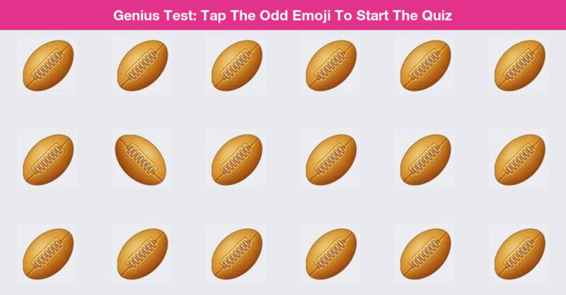 Only 4 Out Of 100 People Will Graduate From This Tricky Odd Emoji Out ...